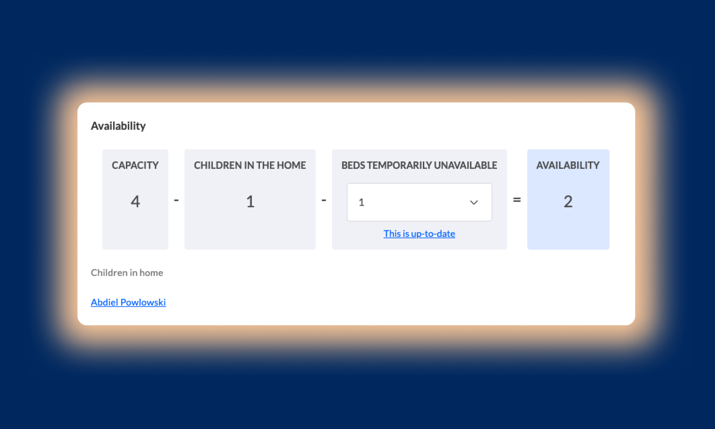 Managing Availability – Binti