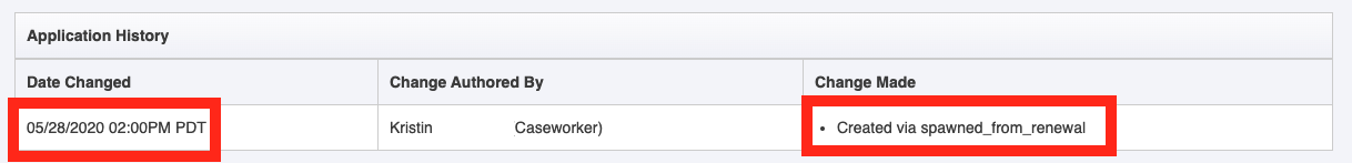 In Renewal Progress Applications – Binti