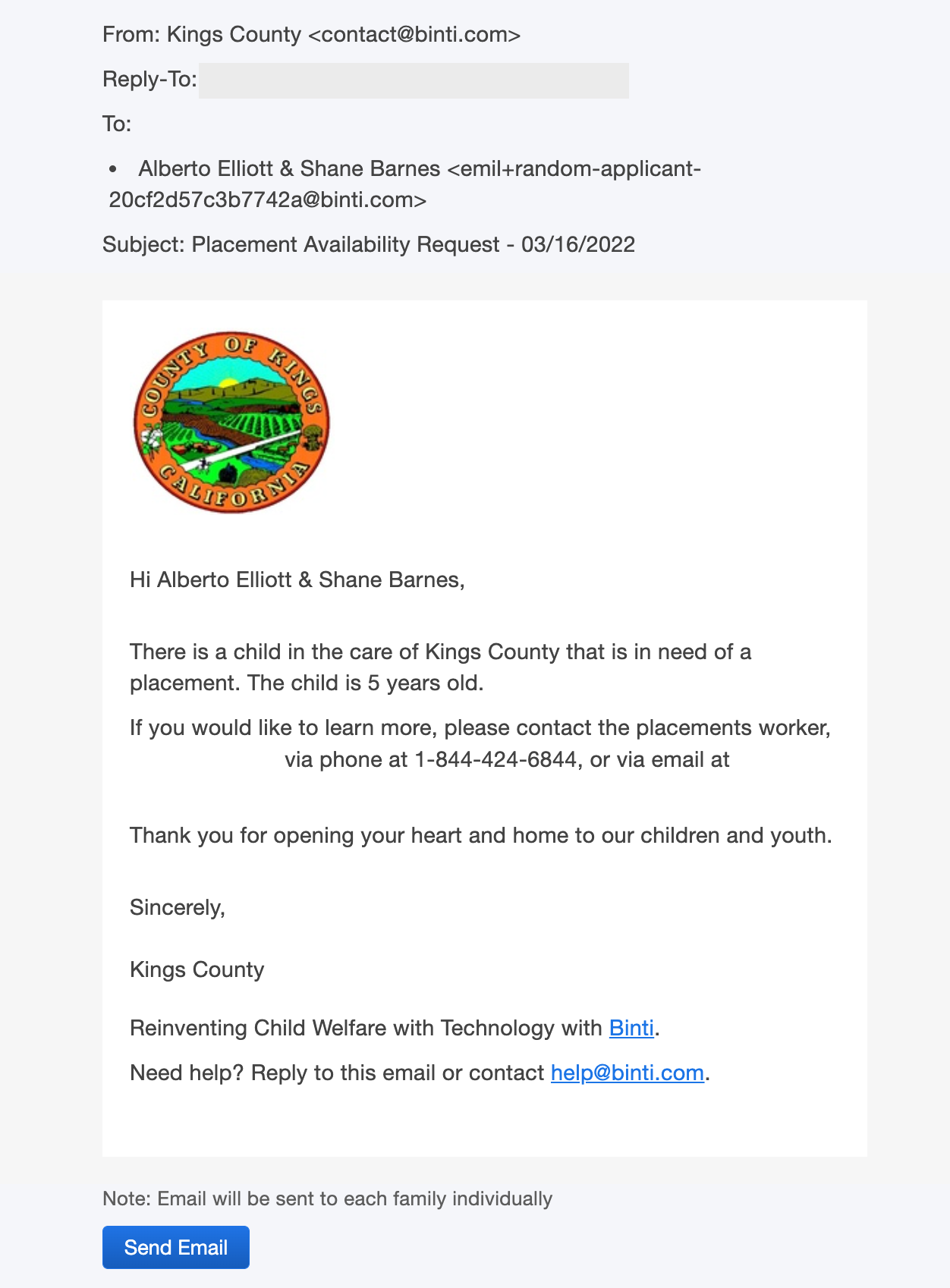 Placements FAQ – Binti